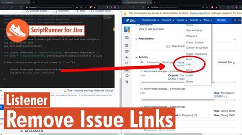 Scriptrunner For Jira Listener To Remove Issue Link Ravi Sagar