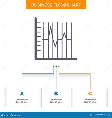 Progress Report Statistics Patient Recovery Business Flow Chart Design With 3 Steps Glyph