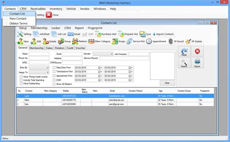Workshop Management System Features Guide Workshop Management System