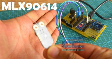 MLX Non Contact Infrared Temperature Sensor Using Arduino