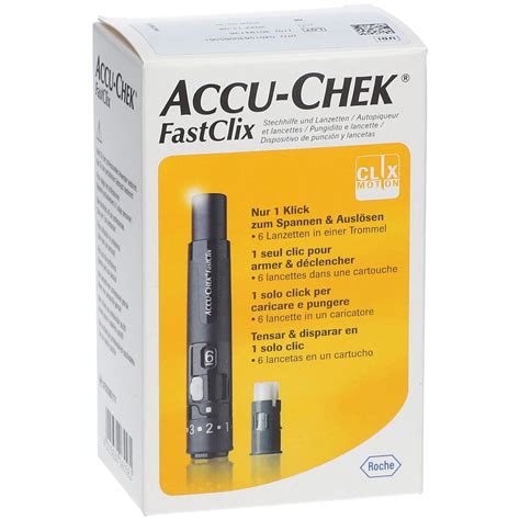 Accu Chek Fastclix Autopiqueur Cartouche De 6 Lancettes 1 Pcs Farmaline