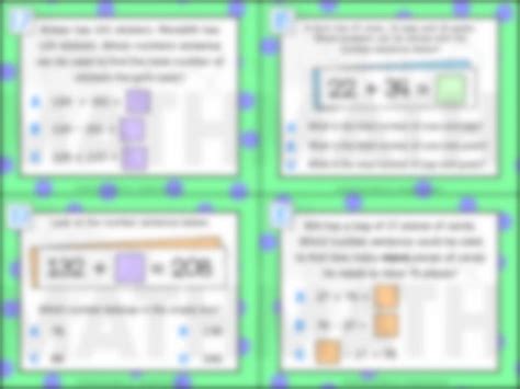 2 4D Generate Solve Problem Situations TEKS Aligned Task Cards