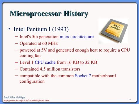 computer system architecture lecture note 4 intel microprocessors ppt