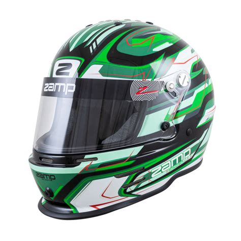 2026 Zamp Rz 42 Youth Graphic Cmr Karting Helmet Color Blue White