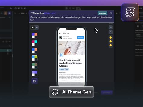 Flutterflow Aigen On Product Hunt By Andrew Daniels On Dribbble