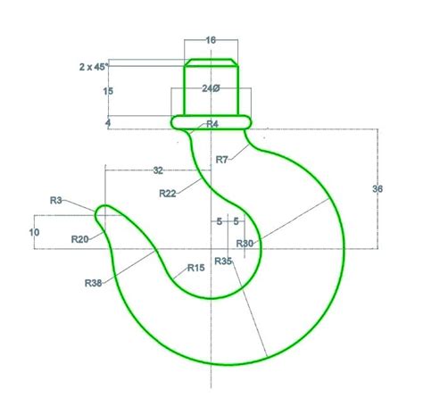 Autocad 2020 Hook Diagram Dimensions Autocad Save Dimensions