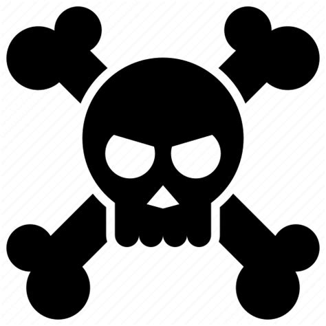 Skull And Crossbones Danger Skeleton Dead Head Icon Download On Iconfinder