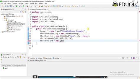 java awt programming project course cloud