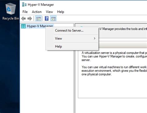 Managing Hyper V Server In A Workgroup Environment Tommycoolman