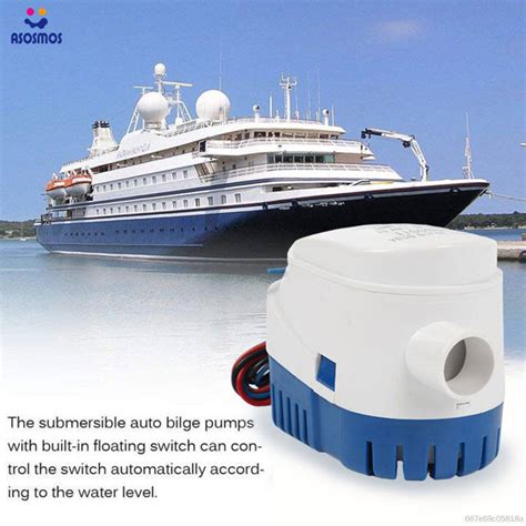 ASM Submersible Boat Bilge Water Pump Boats 12V 750gph Submersible Pump