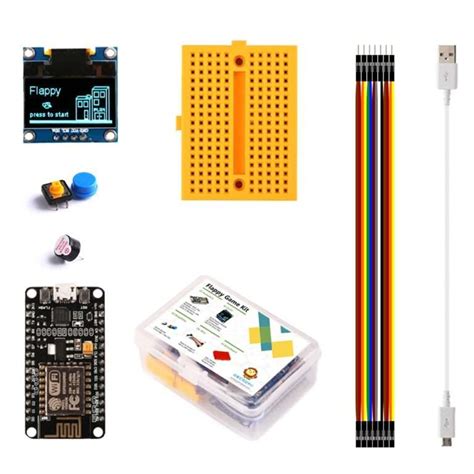 Esp8266 Diy Kit Flappy Game Bird Arduino Diy Kit With Oled 096 Display For Arduino Ide Game