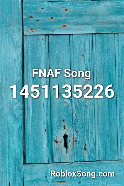 Roblox Fnaf Song Ids Scaleberlinda