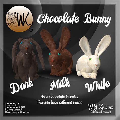 Chocolate Bunnies Wk Wild Kajaera
