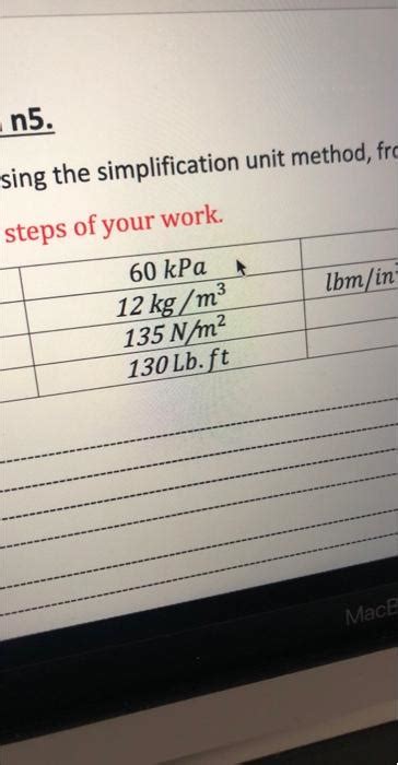 Solved Sing The Simplification Unit Method Frc Funur Work