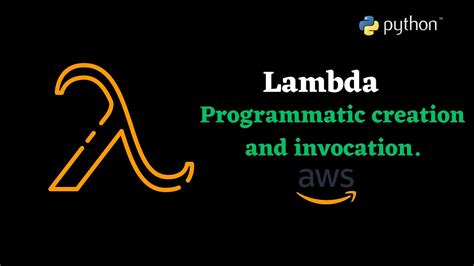 Develop And Invoke Aws Lambda Functions Programmatically Youtube
