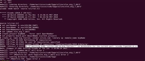 Error Generating Bit File In Vcu118 · Issue 675 · Openhwgroupcva6 · Github