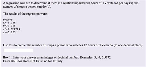 Solved A Regression Was Run To Determine If There Is A
