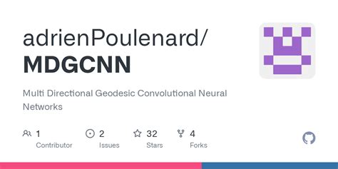 GitHub AdrienPoulenard MDGCNN Multi Directional Geodesic Convolutional Neural Networks