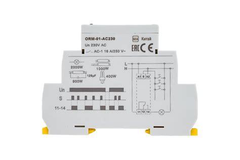 Импульсное реле Iek Orm 1 контакт 230 В Ac Orm 01 Ac230 выгодная