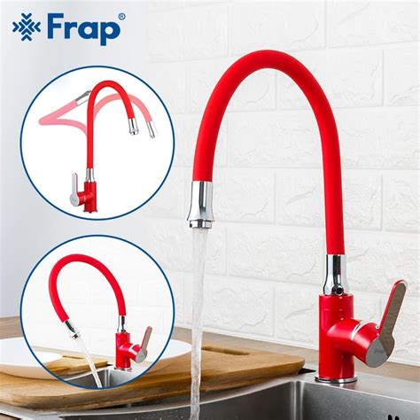 Red Kitchen Sink Faucets Things In The Kitchen