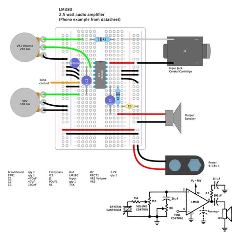 LM V Breadboard Audio Hackaday Io