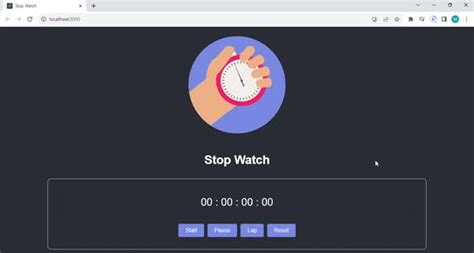 Video Introducing Stopwatch Web Application By Prodigy Menna