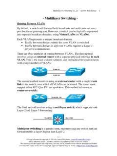 Multilayer Switching Multilayer Switching Pdf PDF4PRO