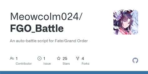 github meowcolm024 fgo battle an auto battle script for fate grand order