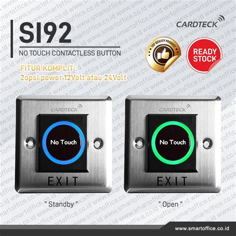 No Touch Exit Push Button Stainless Access Control RFID Fingerprint Shopee Singapore