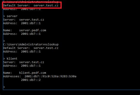 Windows Server Nslookup Default Server Server Fault