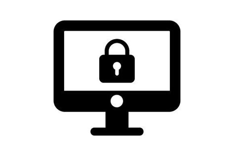 Computer Lock Icon Graphic By Mirazhosen10 Creative Fabrica