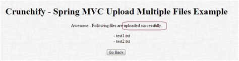 How To Upload Multiple Files To Specific Location Using Spring Mvc