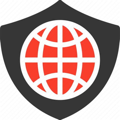 Global Globe Security With Icon Download On Iconfinder