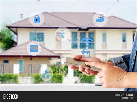Hand Using Smart Phone Image Photo Free Trial Bigstock
