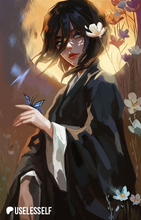 Kuchiki Rukia Bleach Drawn By Useless Elf Danbooru