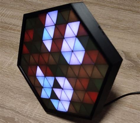 Creating A Stylish Triangular Pixels Led Clock Using Ws2812 Leds And