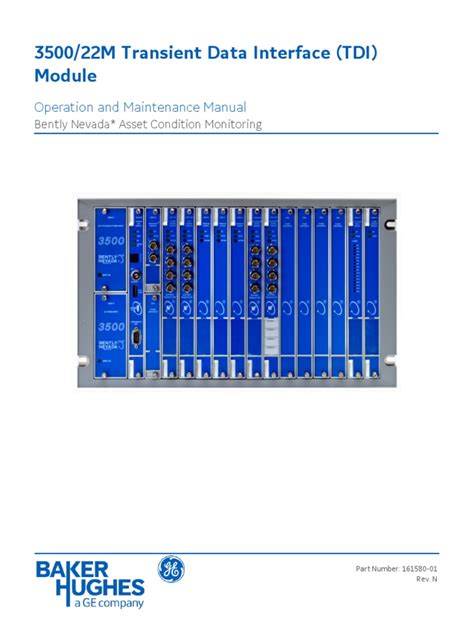 3500 Transient Data Interface Tdi Module Pdf Device Driver