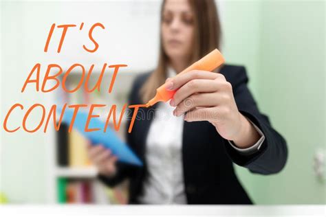 Sign Displaying It S About Content Business Approach Crucial Website