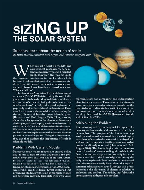 Solar System To Scale Size