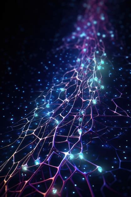 Premium Photo Cyber Big Data Flow Blockchain Ivory Data Fields