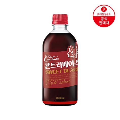 롯데칠성 칸타타 콘트라베이스 스위트블랙 메가마트몰