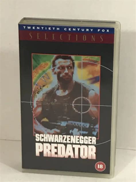 Predator Vhs Arnold Schwarzenegger Video Tape Good Condition Tested