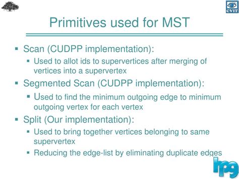 Ppt Fast Minimum Spanning Tree For Large Graphs On The Gpu Powerpoint
