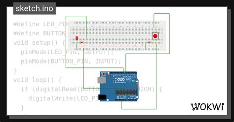 2 Push Button With Led Wokwi Esp32 Stm32 Arduino Simulator