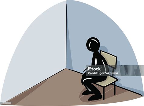 외로운 Man 일러스트 2015년에 대한 스톡 벡터 아트 및 기타 이미지 2015년 가정의 방 감정 Istock