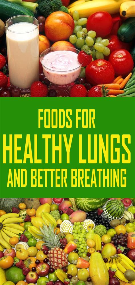 Foods For Healthy Lungs And Better Breathing