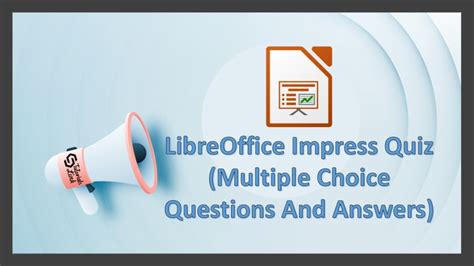 Tutorials Link On Linkedin Libreoffice Impress Mcq Quiz Multiple Choice Questions And Answers