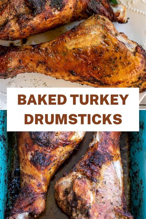 Insanely Tasty Baked Turkey Drumsticks