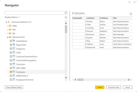 Power Query Teradata Database Connector Power Query Microsoft Learn