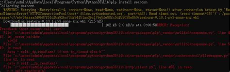 Python安装seaborn出现错误的几种可能和解决办法 程序员大本营